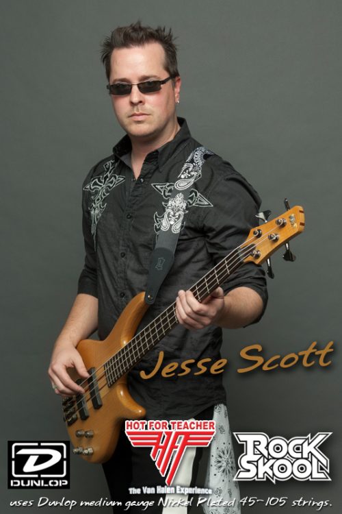 RockSkool Bassist Jesse Scott Officially Endorsed By Dunlop Strings ...
